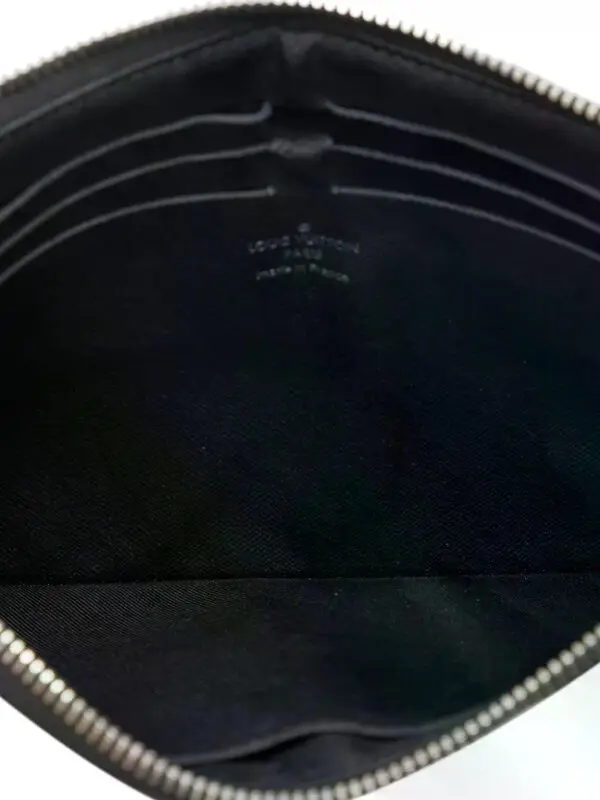 LOUIS VUITTON Damier Graphite Pochette Jour Pm Clutch Bag