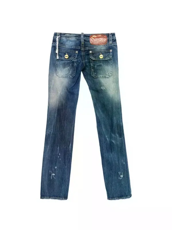 Dsquared2 2000s Distressed Cotton Jeans
