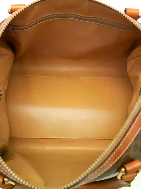 Celine Macadam Coated Canvas Boston Bag