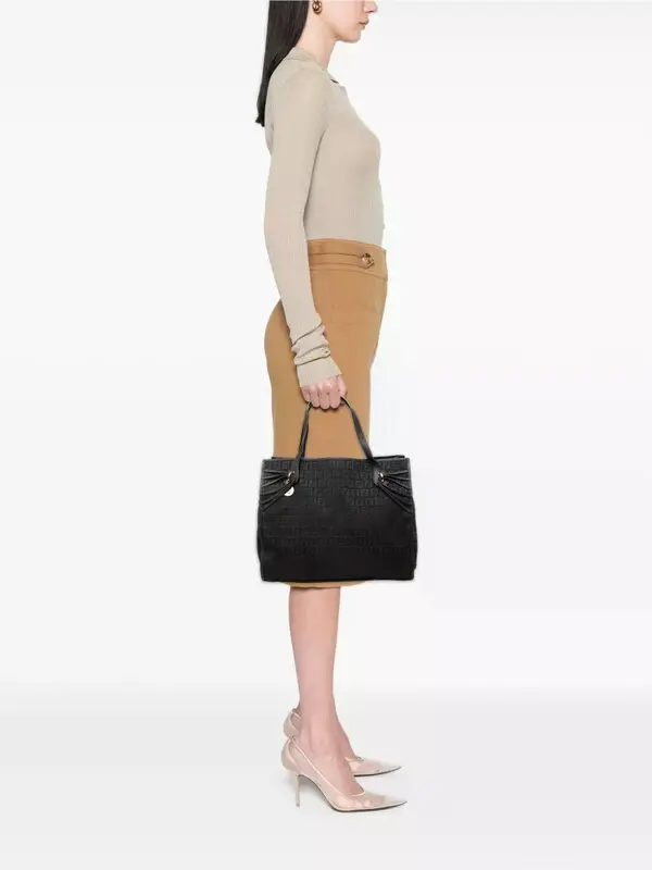 Fendi 2000-2010 Zucchino Canvas Tote Bag
