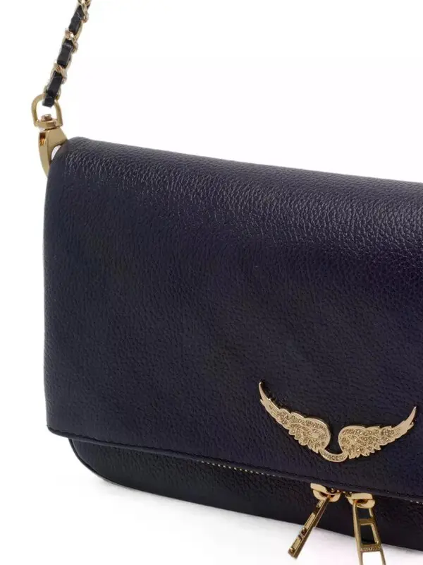 Zadig&Voltaire Rock Clutch With Rhinestone Wings