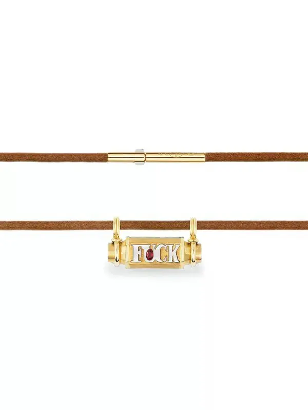 MARIE LICHTENBERG Locket Ruby Necklace