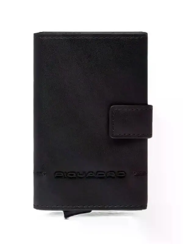 PIQUADRO Logo-embossed Cardholder Wallet