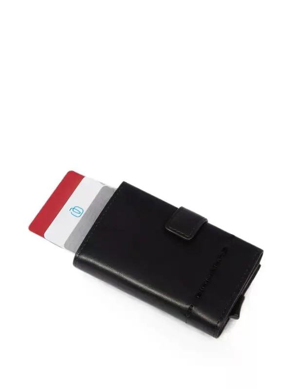 PIQUADRO Logo-embossed Cardholder Wallet