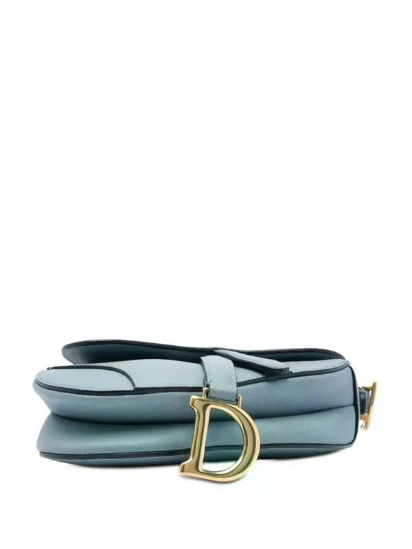 Dior 2018 Grained Calfskin Saddle Bag Satchel