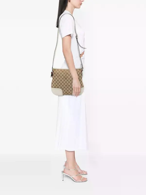 Gucci Gg Canvas Web Princy Crossbody Bag - Neutrals
