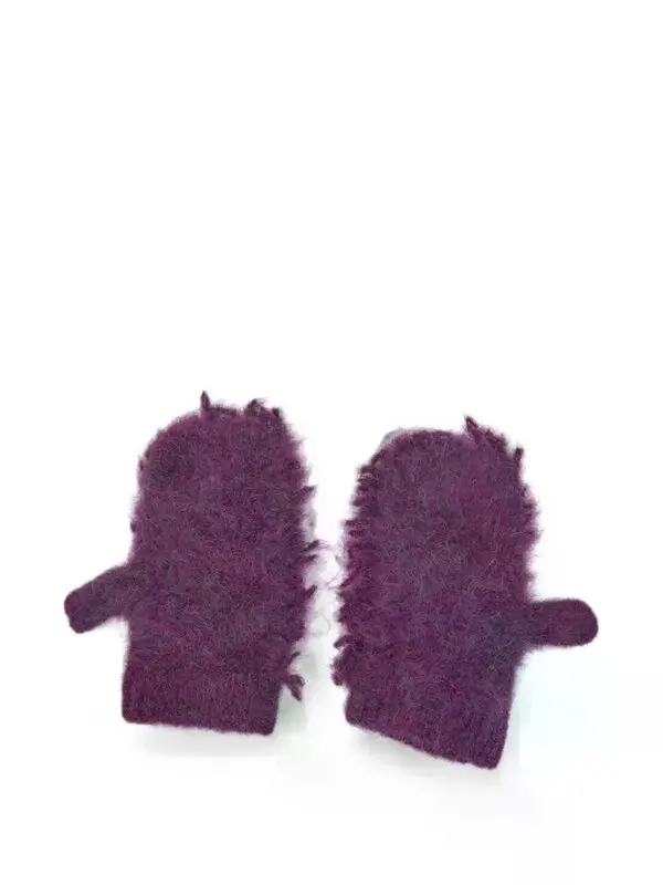 Sunnei Yeti Brushed Mittens