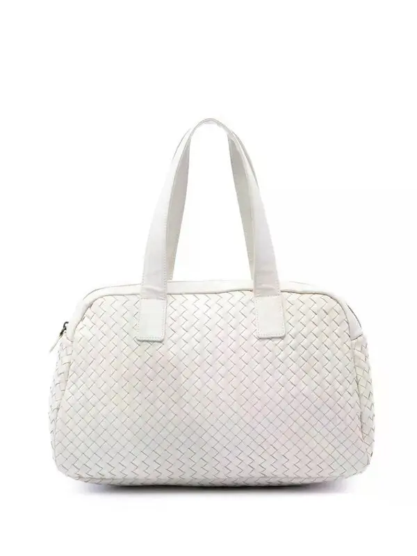 Bottega Veneta Nappa Intrecciato Handbag - White
