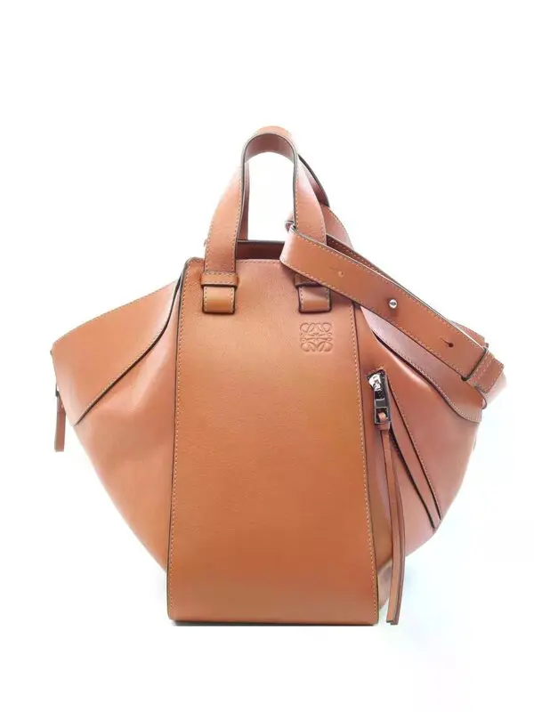Loewe Medium Hammock Two-way Handbag - Brown