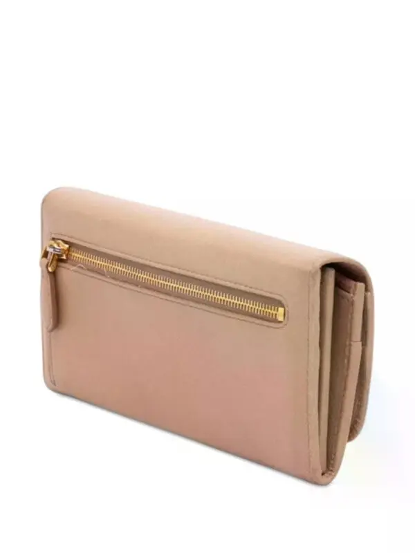 Prada 2010-2025 Saffiano Continental Flap Wallet Long Wallets
