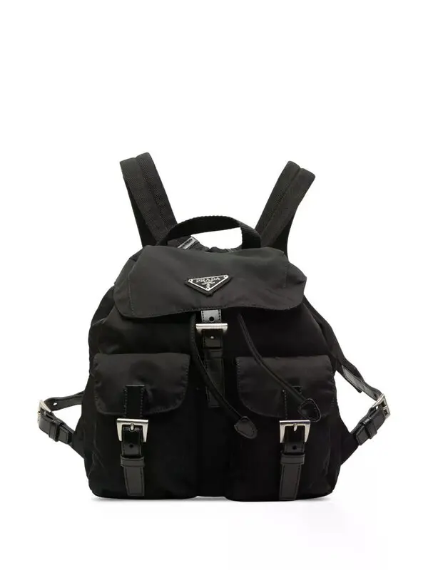 Prada 2000-2013 Tessuto Backpack - Black