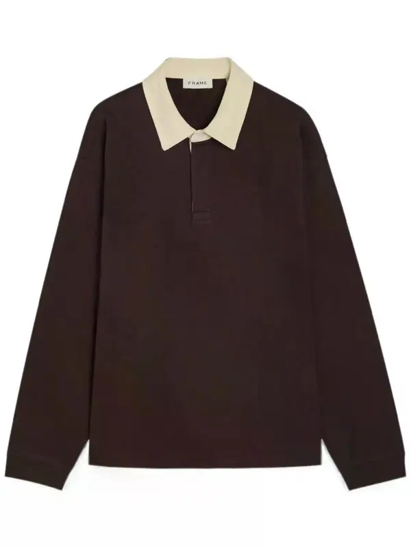FRAME Rugby Long-sleeve Polo Shirt