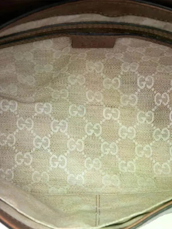 Gucci Grained Calfskin Harness Shoulder Bag