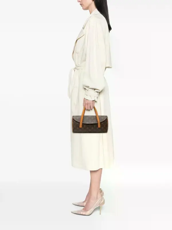 LOUIS VUITTON Monogram Sonatine Handbag - Brown