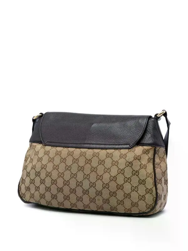 Gucci Gg Canvas Web Dressage Crossbody Bag