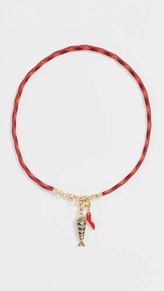 ROXANNE ASSOULIN The Happy Cord Charm Necklace