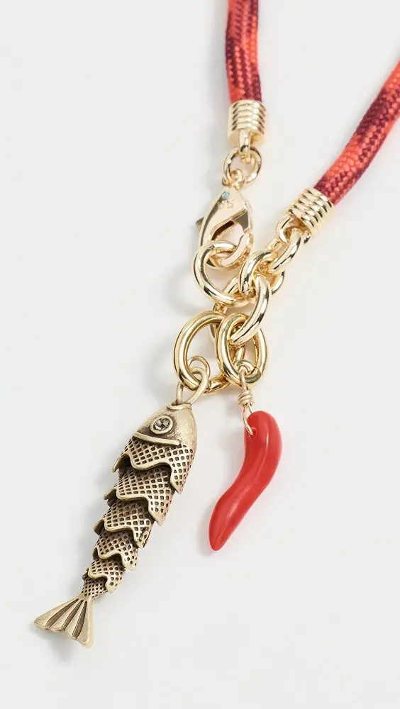 ROXANNE ASSOULIN The Happy Cord Charm Necklace