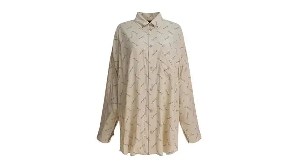 Balenciaga Oversized Logo Shirt