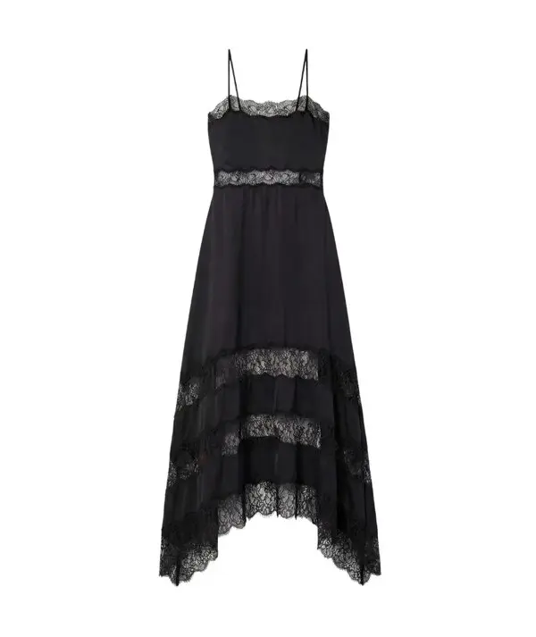 Ulla Johnson Sleeveless Silk Lace Midi Dress