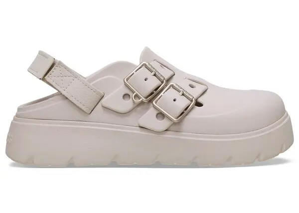 CROCS Loaferette Clog With Buckle Detailing