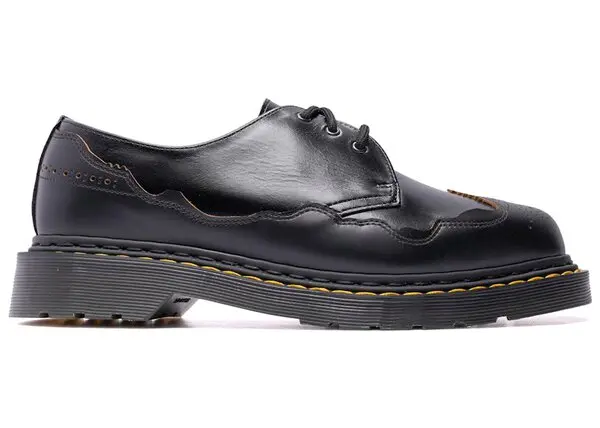 Dr. Martens 1461 Ri 3 Eye Sneakers In Aniline And Vintage Smooth Leather