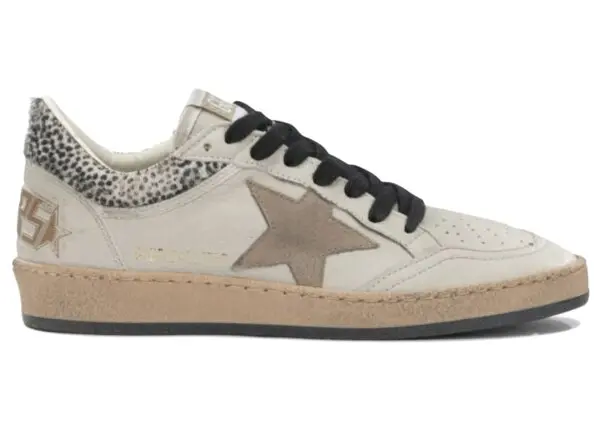 GOLDEN GOOSE Ball Star Sneakers With Leopard Print Accents