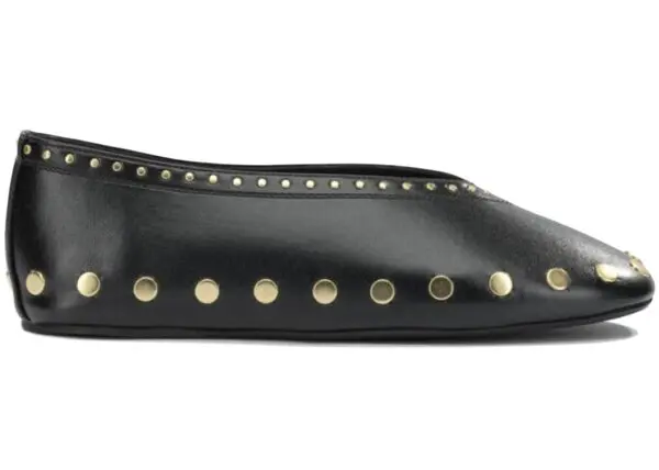 GANNI Studded Ballet Flats