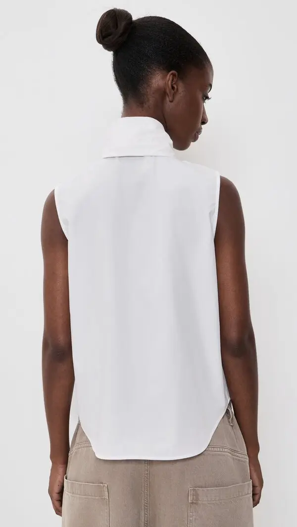 HERSKIND Sleeveless Bow Detail Shirt