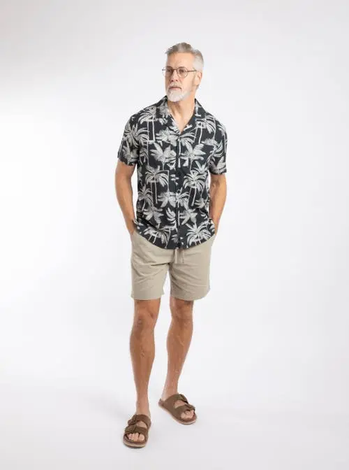 WEIRD FISH Holborn Printed Short Sleeve Shirt