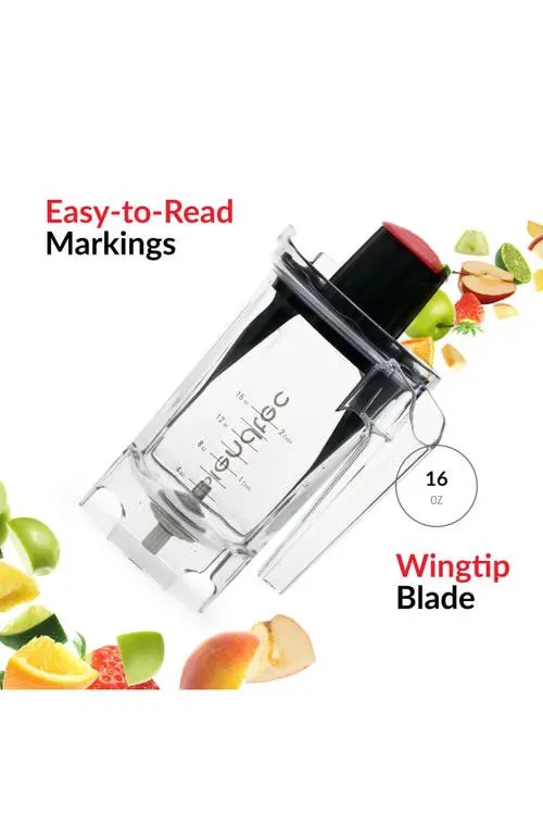 BLENDTEC Twister Jar Professional Grade Blender Jar With Spatula And Mini Gripper Lid