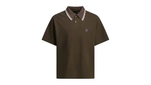 Needles Polo Buttons And Logo Shirt