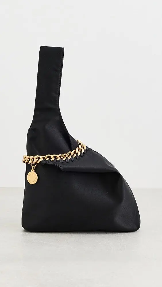 Stella McCartney Falabella Satin Wristlet Bag
