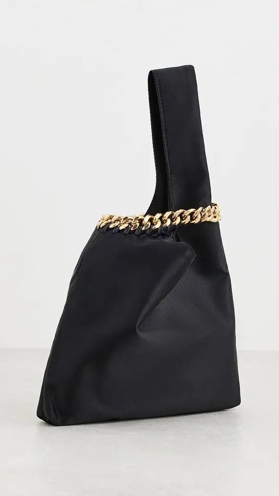 Stella McCartney Falabella Satin Wristlet Bag
