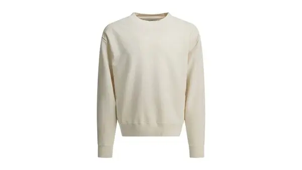GOLDEN GOOSE Crewneck Sweatshirt With Reverse Logo - White