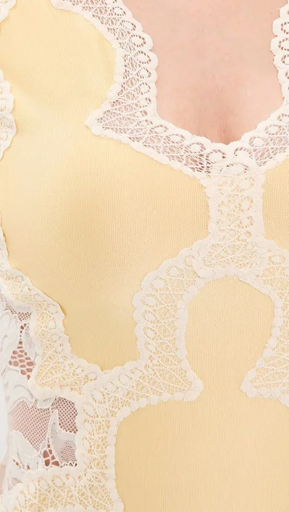 Rabanne Lace And Jersey Gown