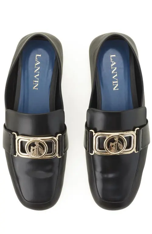 LANVIN Mother & Daughter Slip-on Loafers - Black