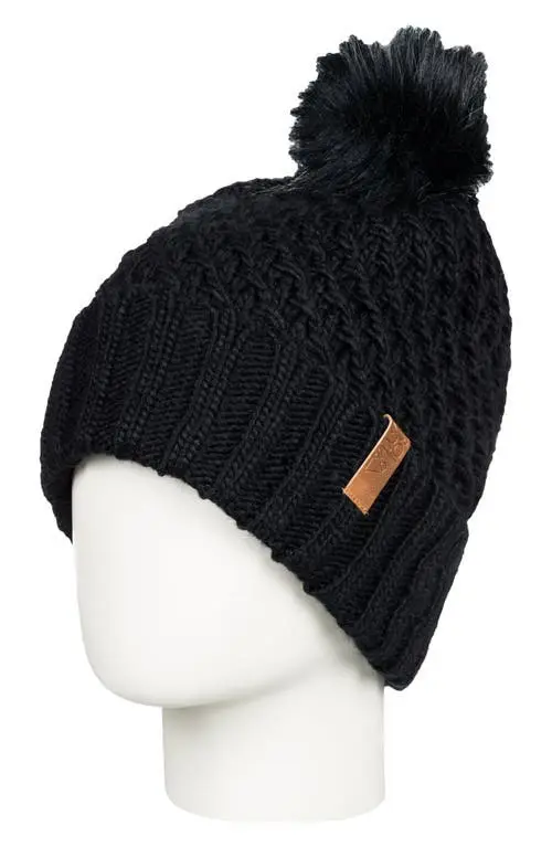 Roxy Blizzard Pompom Beanie