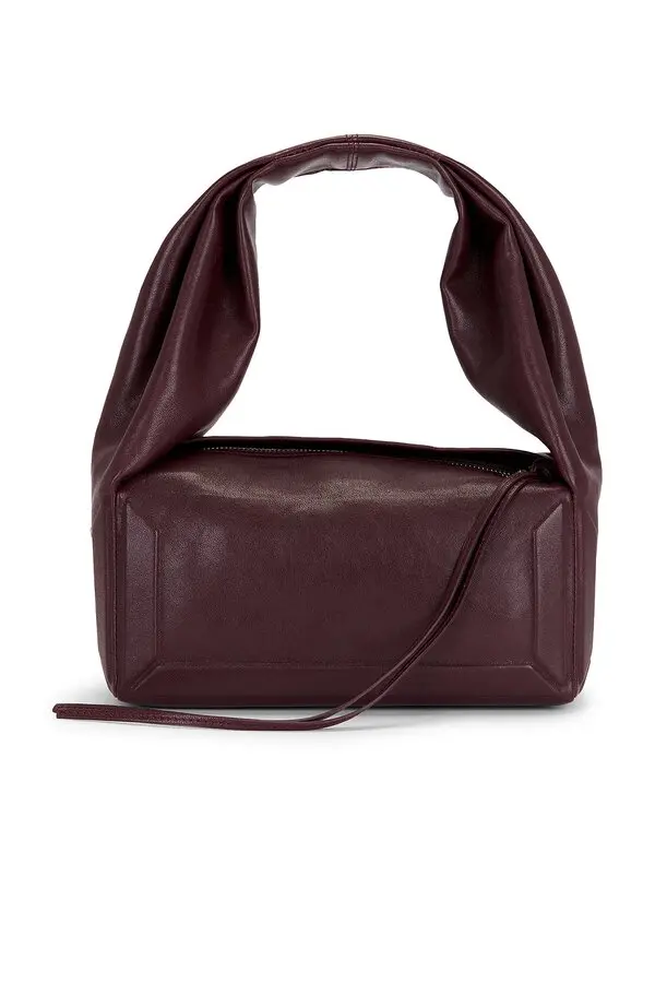 MAISON MARGIELA Small East West Box Bag - Bordeaux