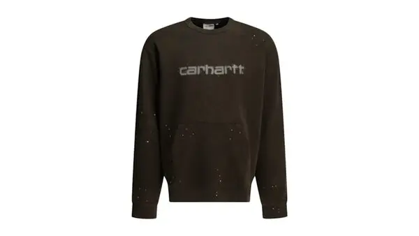 Carhartt Distressed Logo Crewneck Sweatshirt