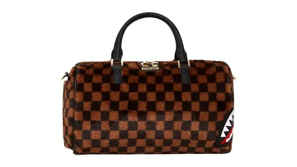 SPRAYGROUND Furrr Sharks In Paris Mini Duffle