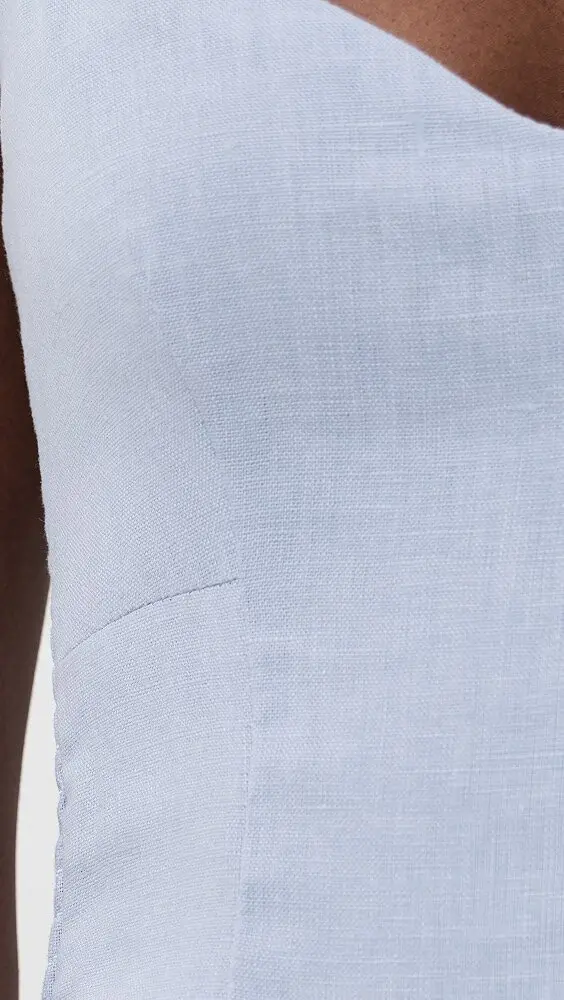 REFORMATION Birdie Linen Dress
