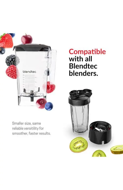 BLENDTEC Wildside Wet Dry Fillable Professional Grade Blender Jar