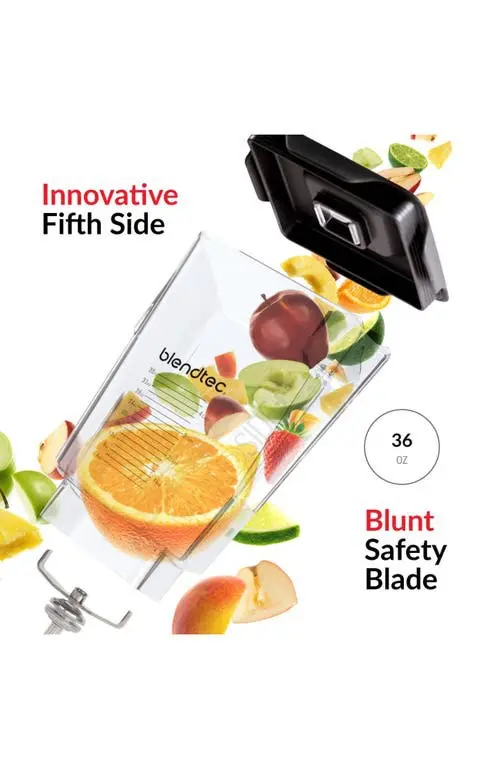 BLENDTEC Wildside Wet Dry Fillable Professional Grade Blender Jar