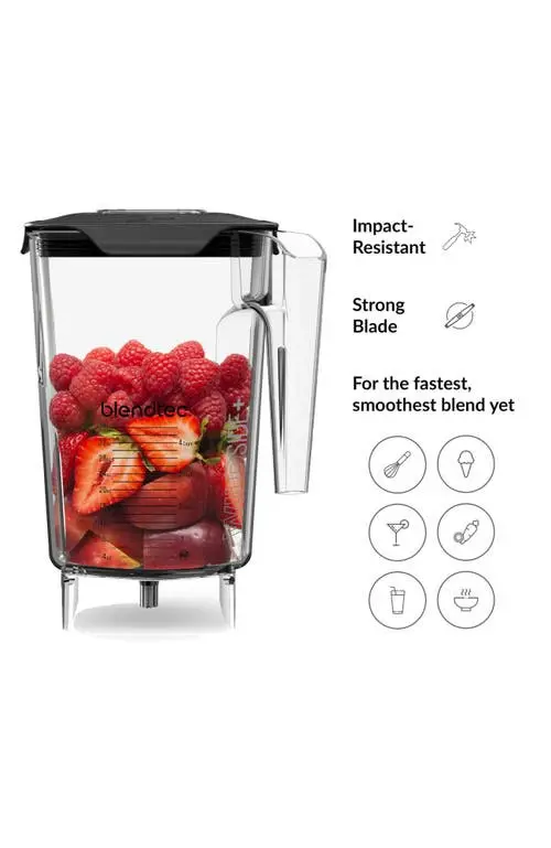 BLENDTEC Wildside Wet Dry Fillable Professional Grade Blender Jar