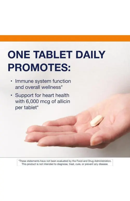 METAGENICS Supergarlic High-potency Garlic Supplement 90 Tablets