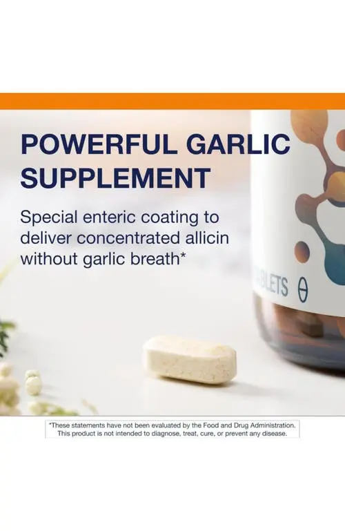METAGENICS Supergarlic High-potency Garlic Supplement 90 Tablets