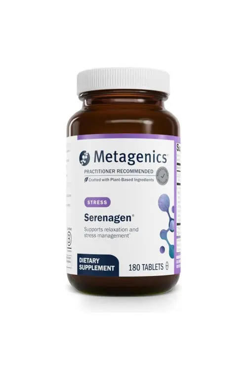 METAGENICS Serenagen Herbal Stress Management Supplement 180 Tablets - None