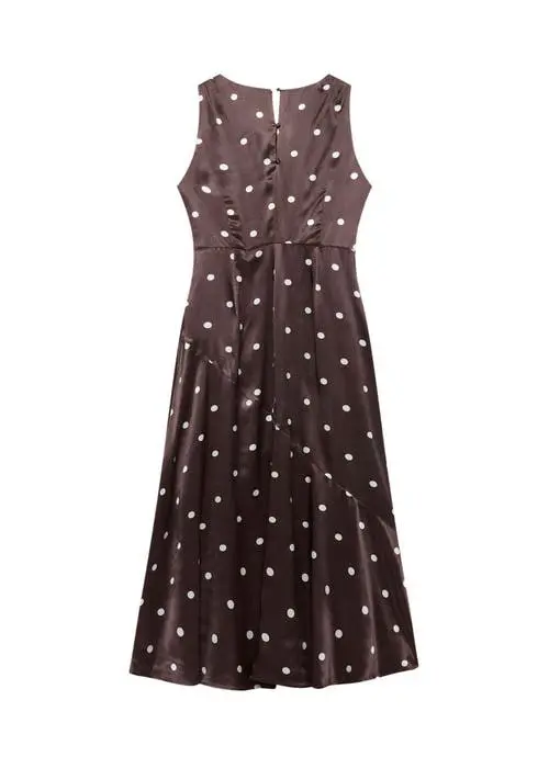 Mint Velvet Polka Dot Cowl Neck Midi Dress