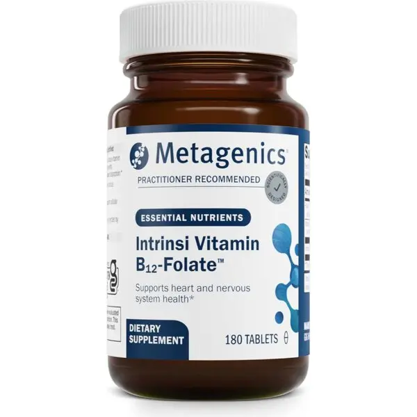 METAGENICS Intrinsi Vitamin B12-folate Supplement Tablets 180 Tablets - None