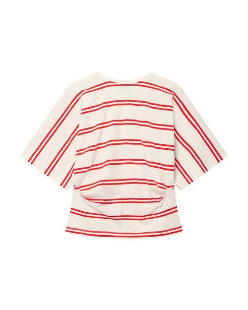 Mint Velvet Striped Batwing T-shirt